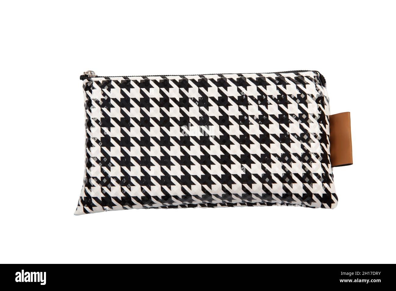 Glasses case. Empty leather case for glasses. Isolated glasses box on ...