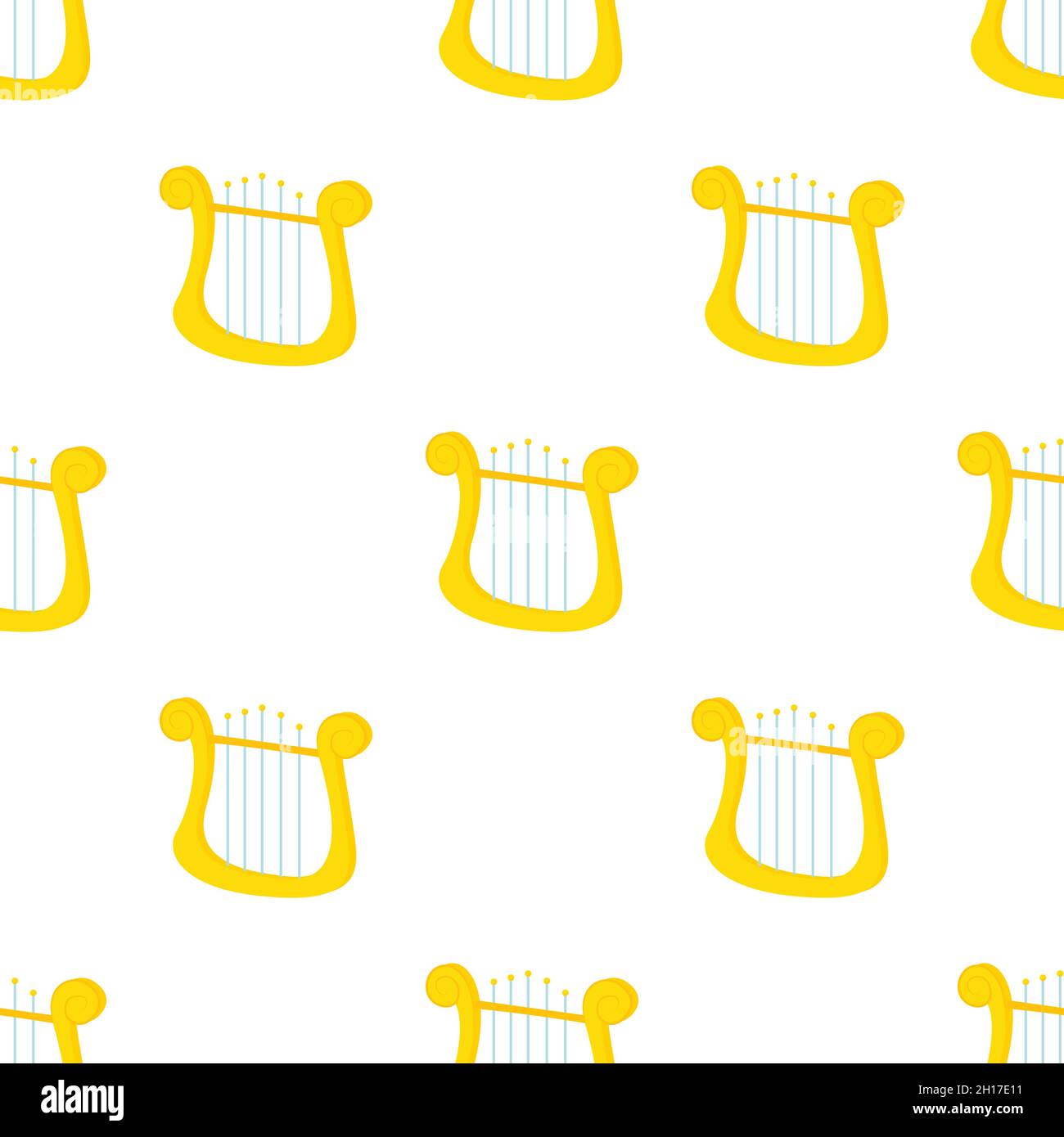 Lyre pattern seamless background texture repeat wallpaper geometric ...