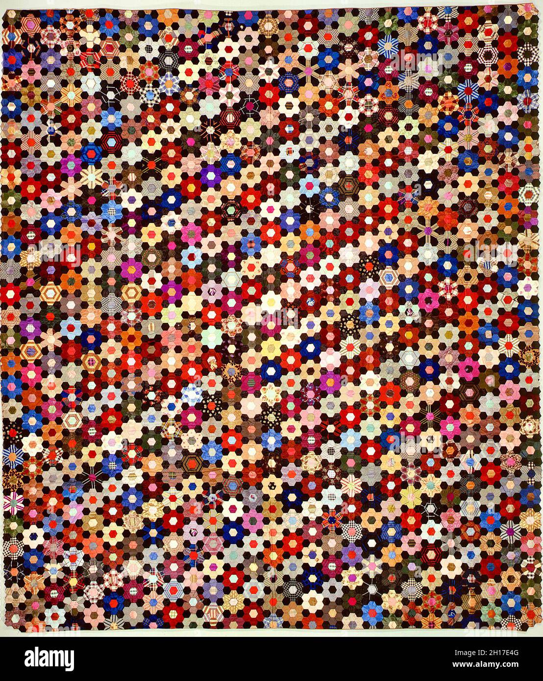 Hexagon quilts hi-res stock photography and images - Alamy