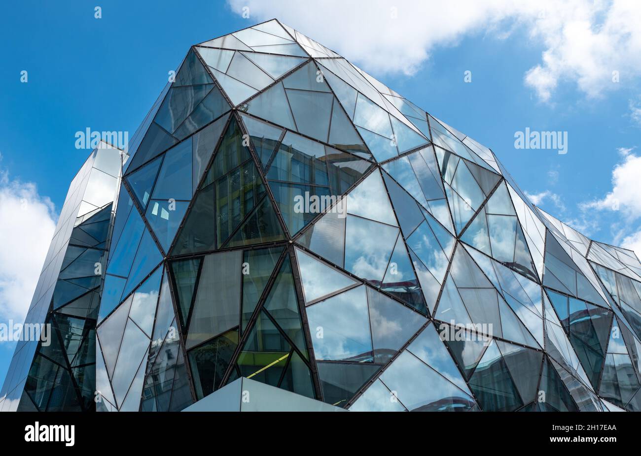 Shanghai, China - September 29, 2018: Modern and abstract architectures ...