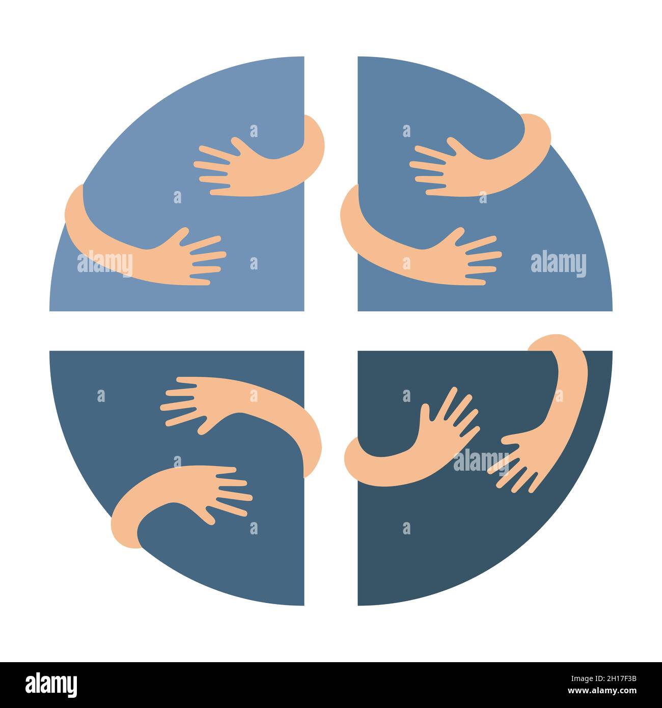 Blue quadrants hi-res stock photography and images - Alamy