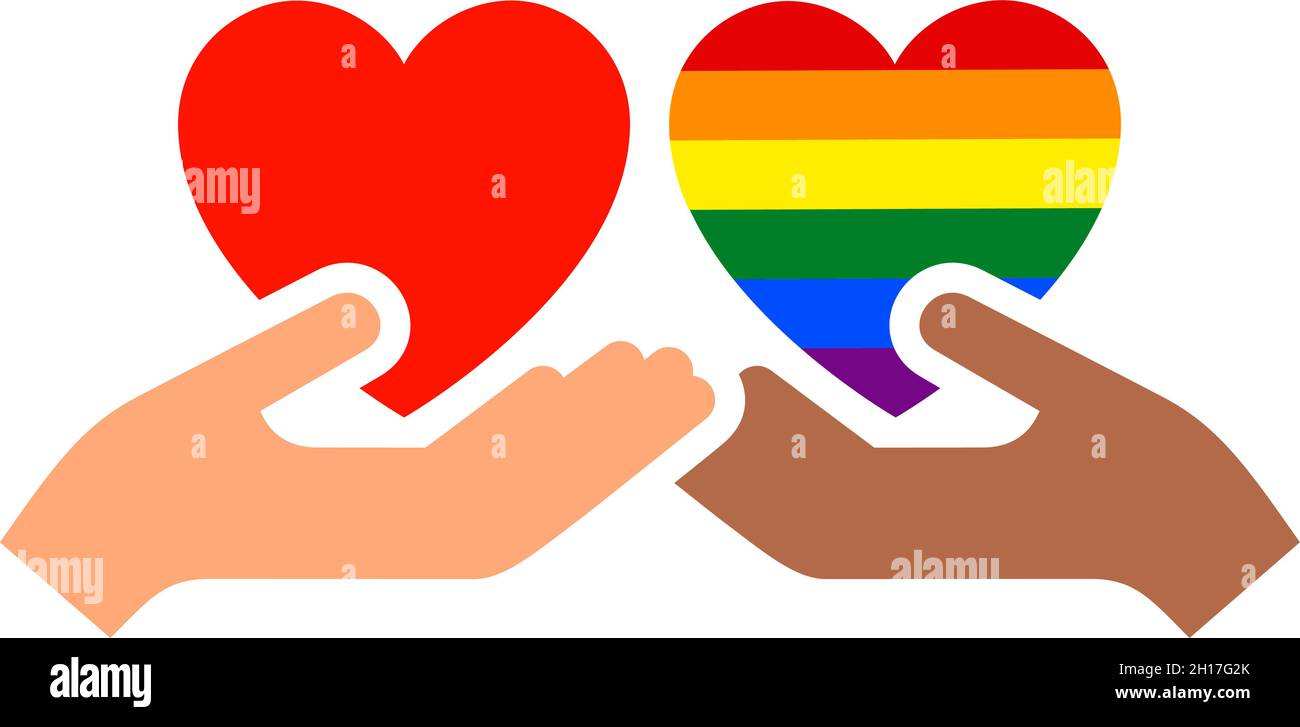 American Flag Pride Parade Stock Vector Images Alamy