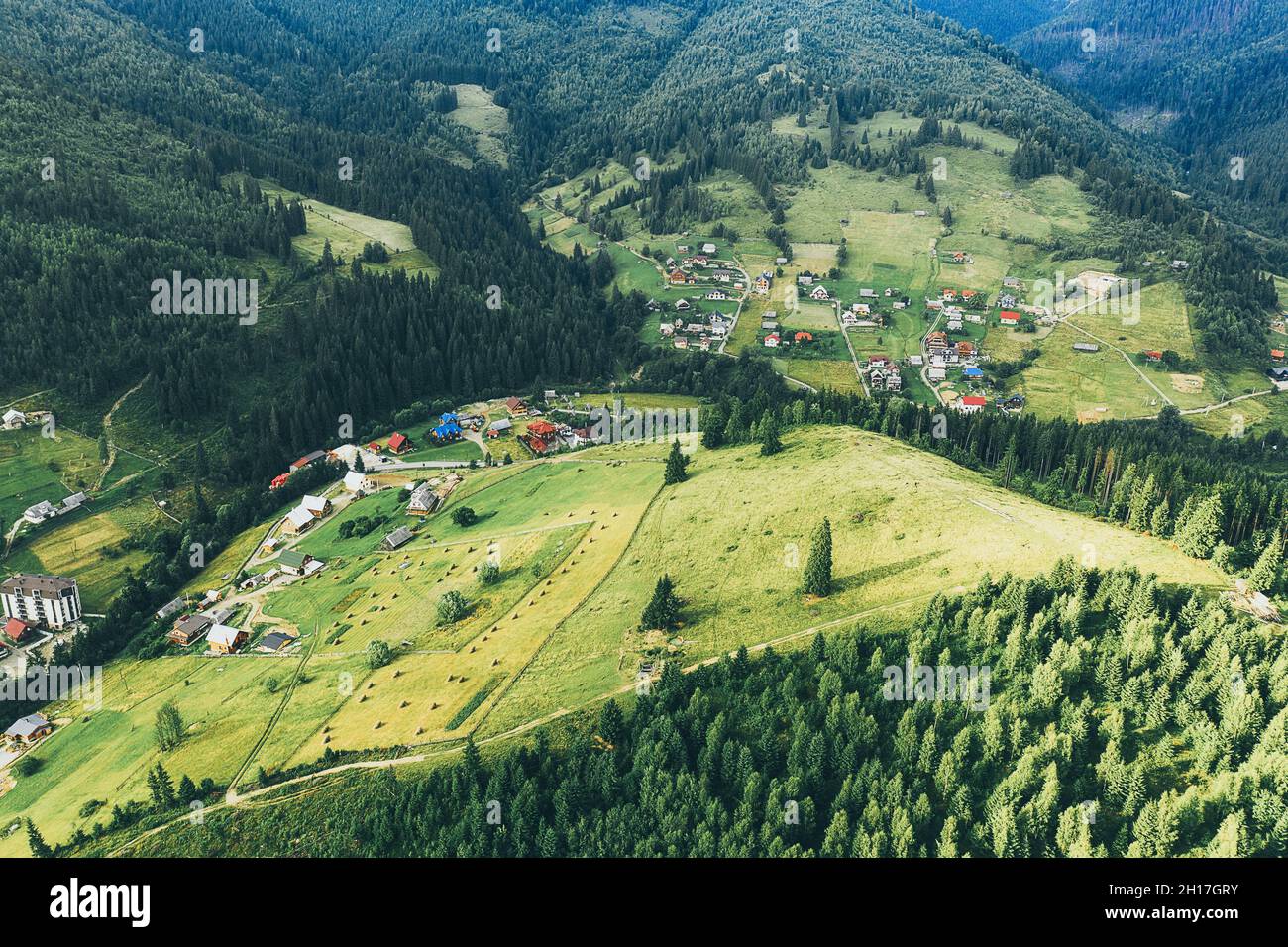 Carpathian mountain landscape Stock Photo - Alamy