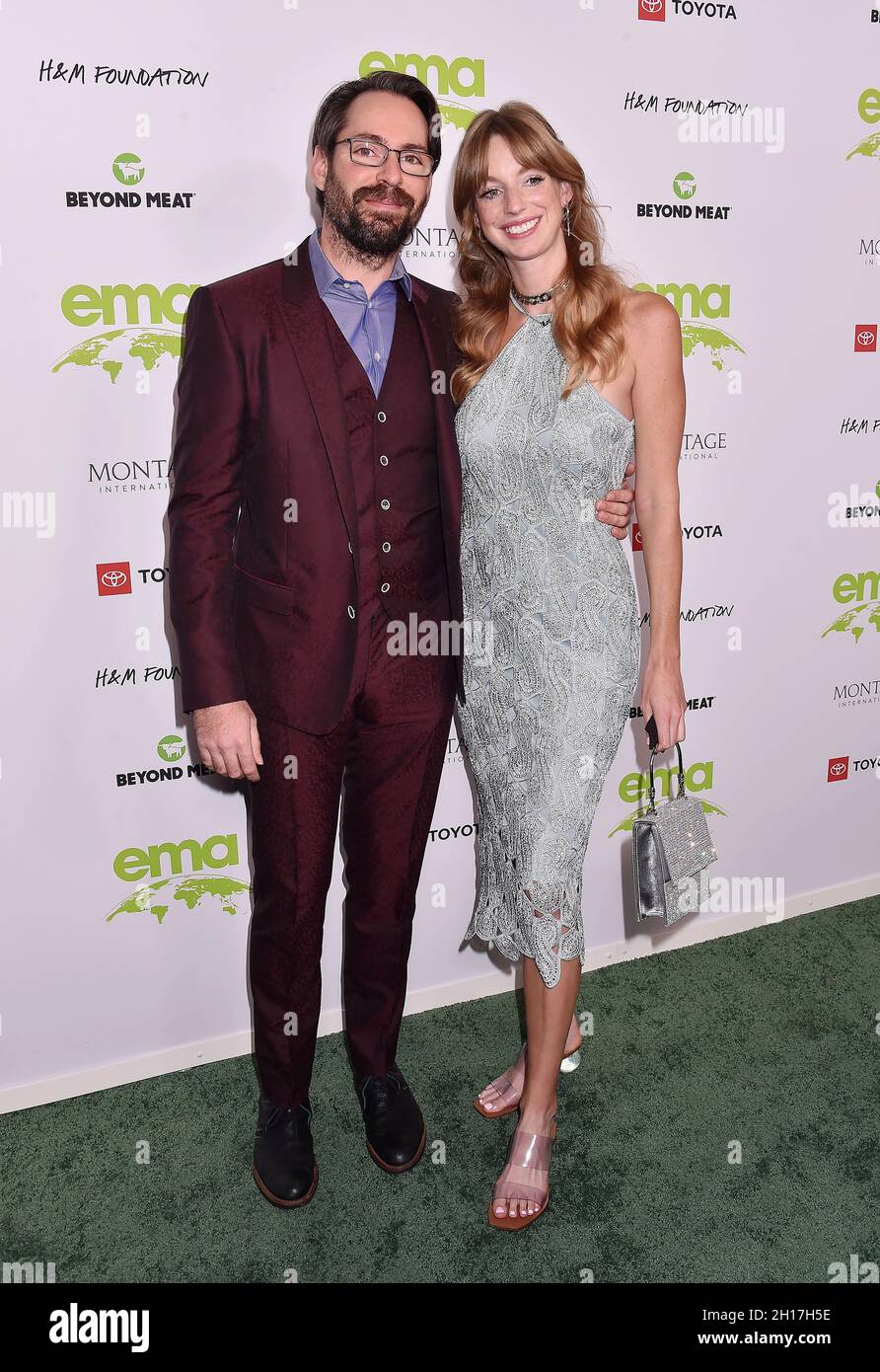 LOS ANGELES, CA - OCTOBER 16: Martin Starr (L) and Kate Gorney attend ...