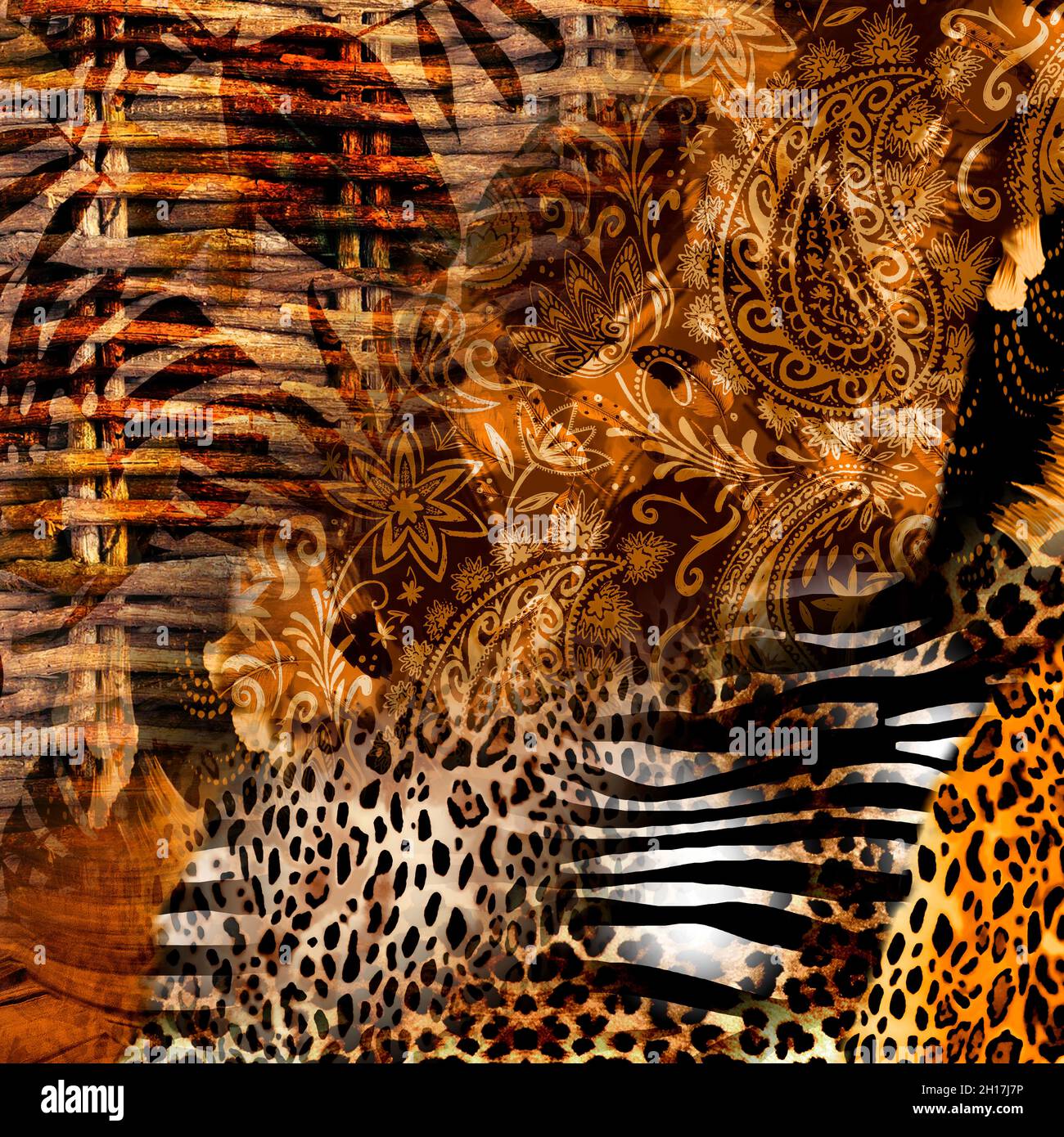 Fashion Inspirations and Collage Pattern Works Stock Photo - Alamy