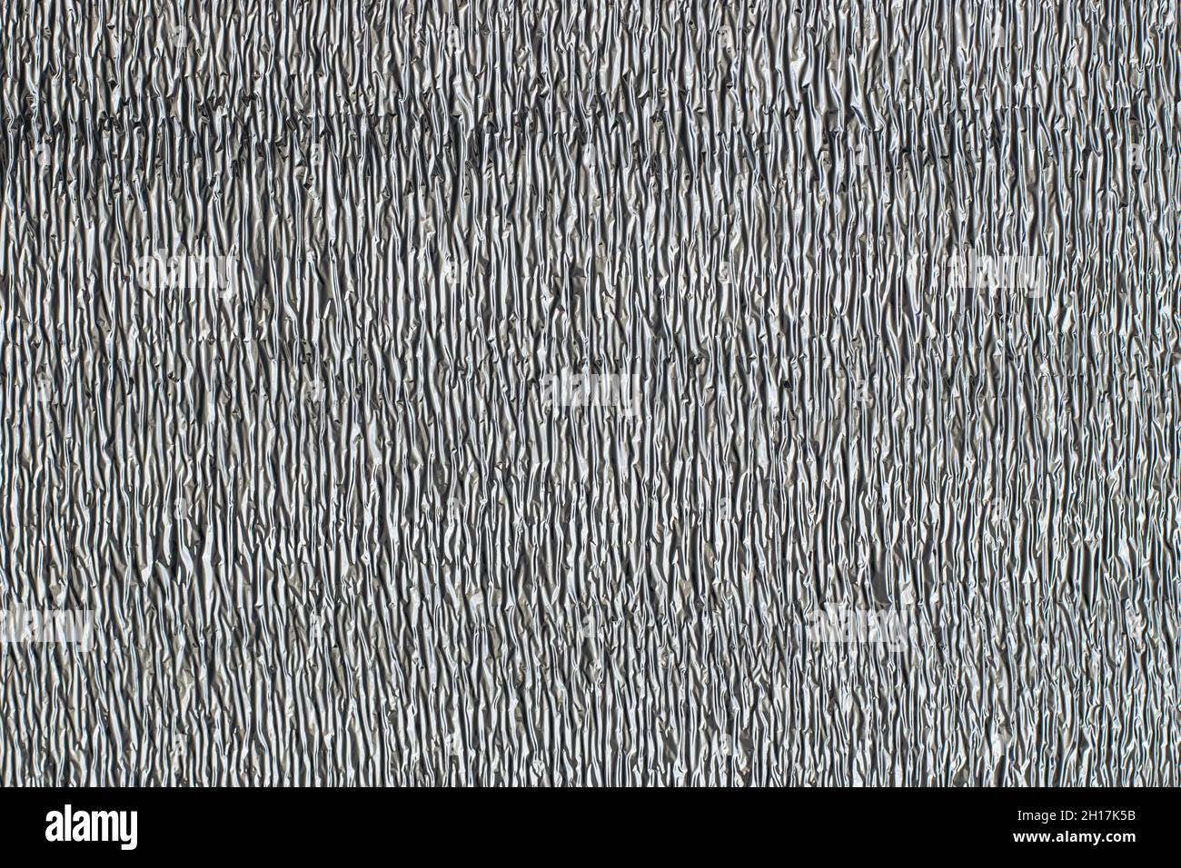 Surface texture of reflective metallic insulation material Stock Photo ...