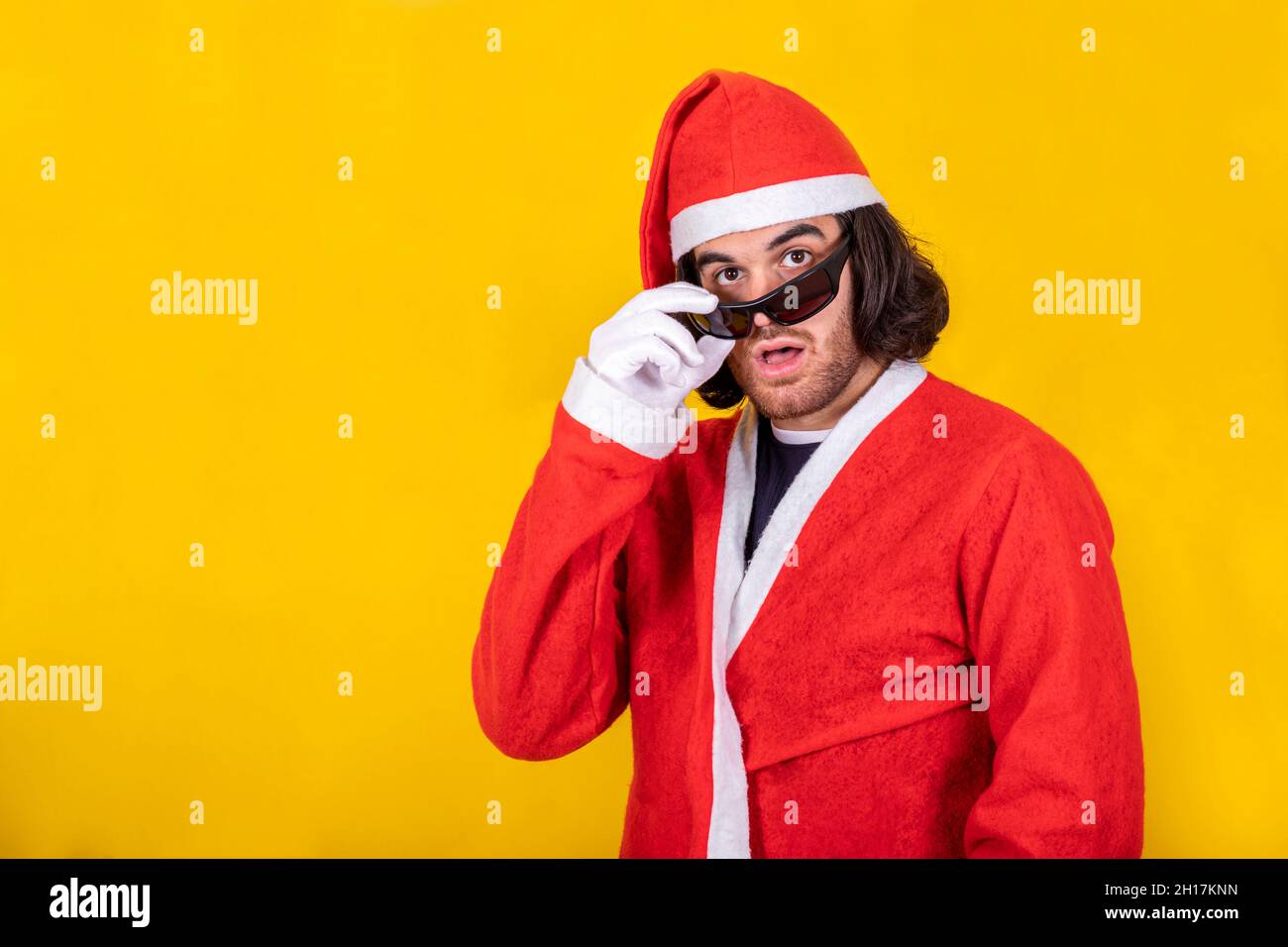 Handsome man dressed santa claus hi-res stock photography and images ...