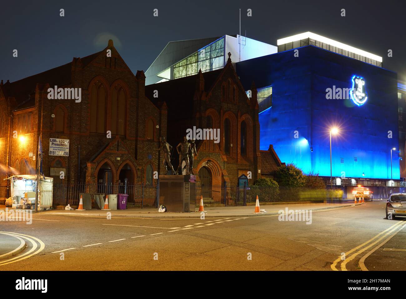 Goodison Park, the home of Everton Football Club since 1892, situated ...