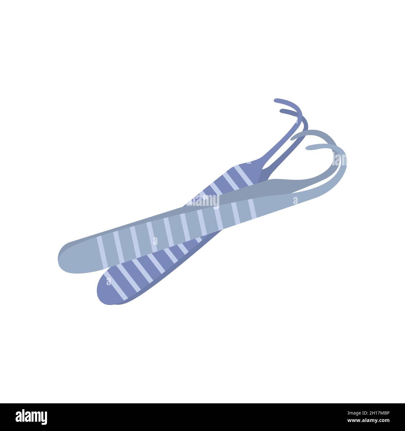 Tweezers icon. Flat illustration of tweezers vector icon Stock Vector ...