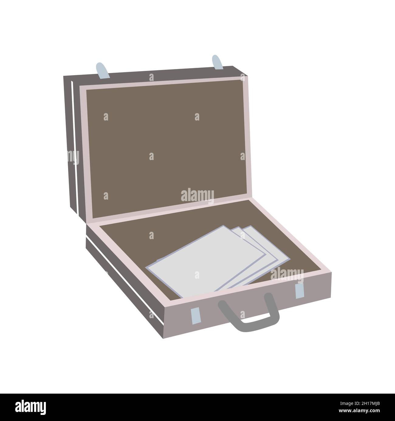 Briefcase royalty, accompanied by flat design illustrations Stock ...