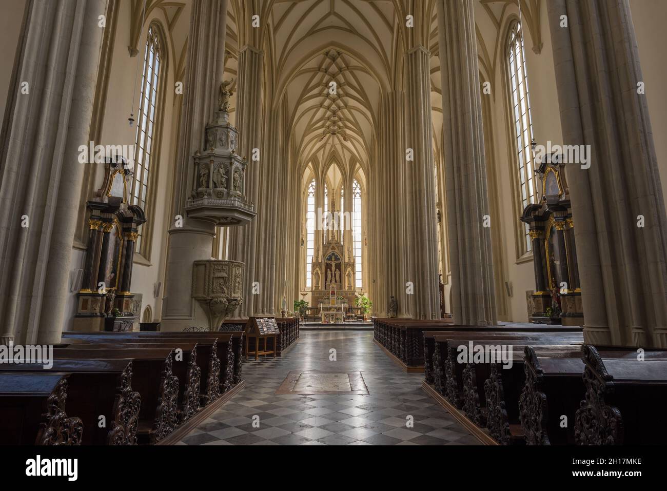 Czech late gothic architecture hi-res stock photography and images - Alamy