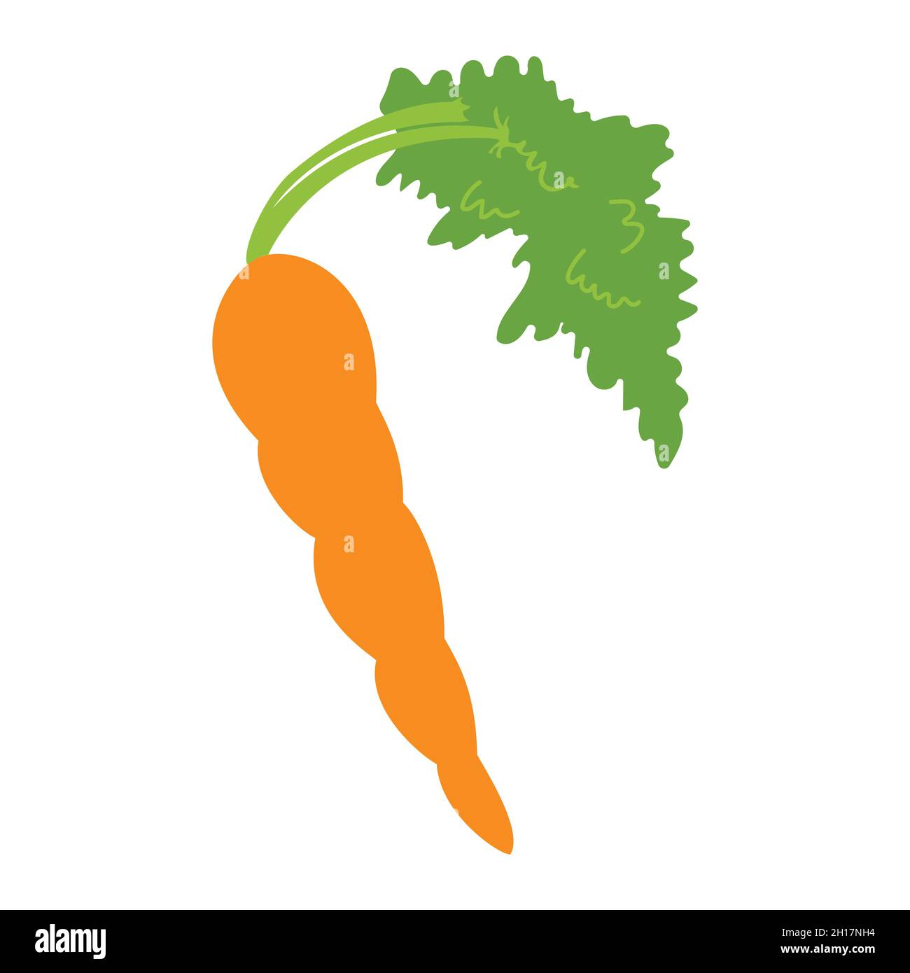 Carrot. Vector carrot in trendy flat style. Vector concept. Isolated ...