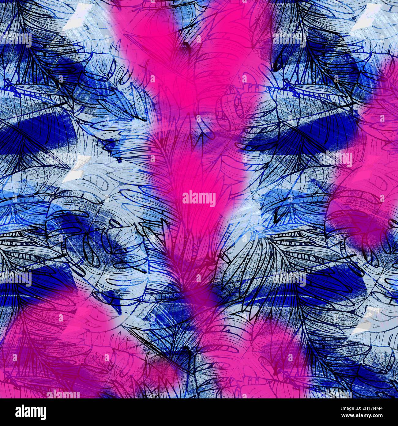 colorful fashion patterns, textile print designs Stock Photo - Alamy