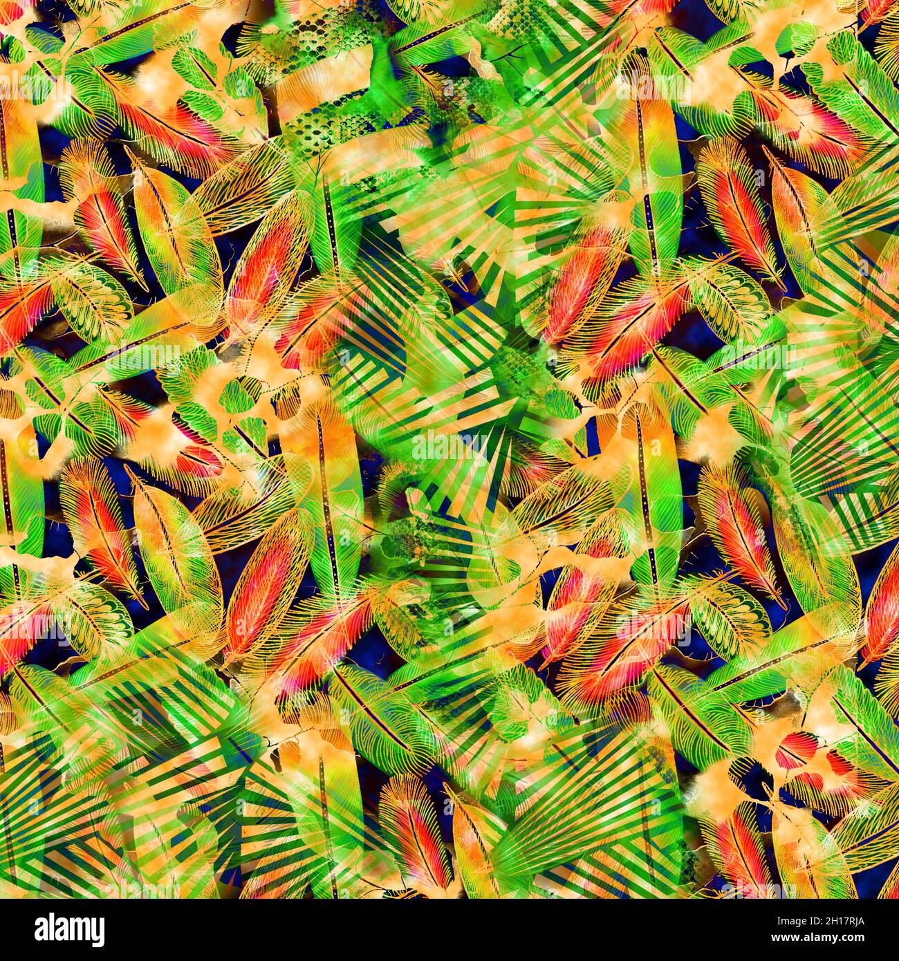 colorful fashion patterns, textile print designs Stock Photo - Alamy