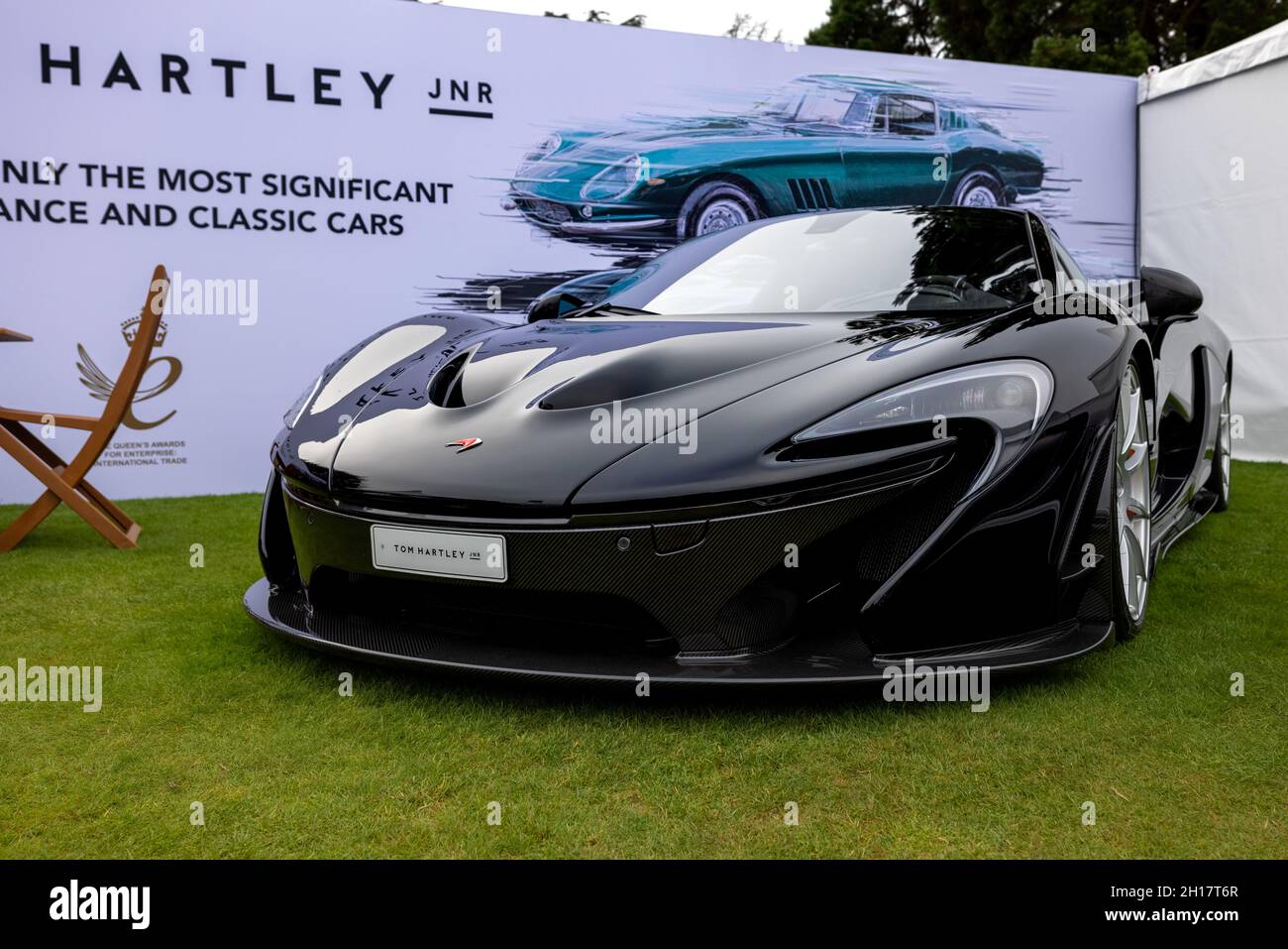 Tom Hartley Jnr - McLaren P1 on display at the Concours d’Elegance held ...