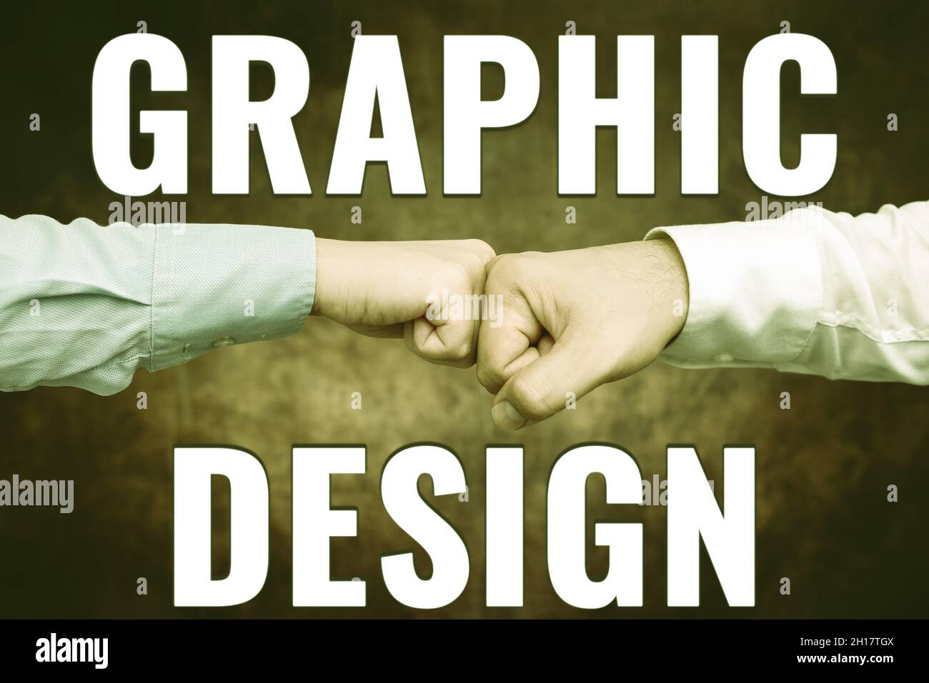 Text caption presenting Graphic Design. Word Written on art or skill of ...