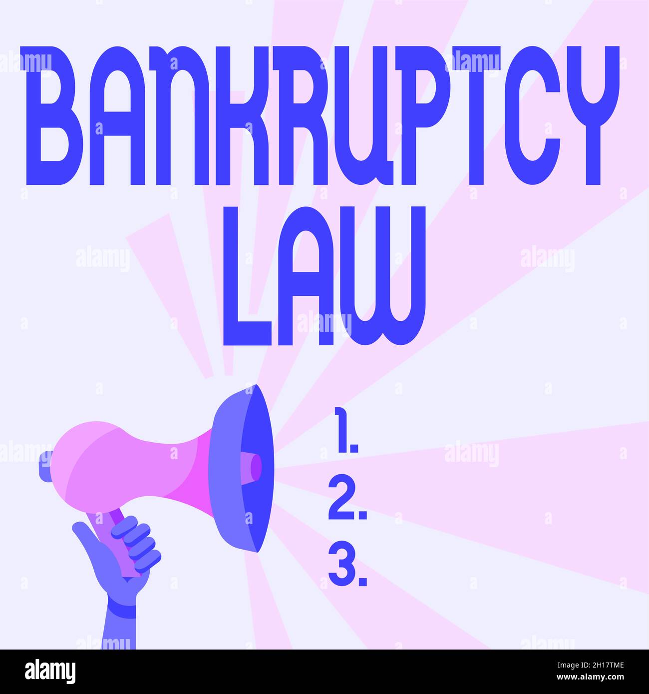 Hand writing sign Bankruptcy Law. Conceptual photo Designed to help ...