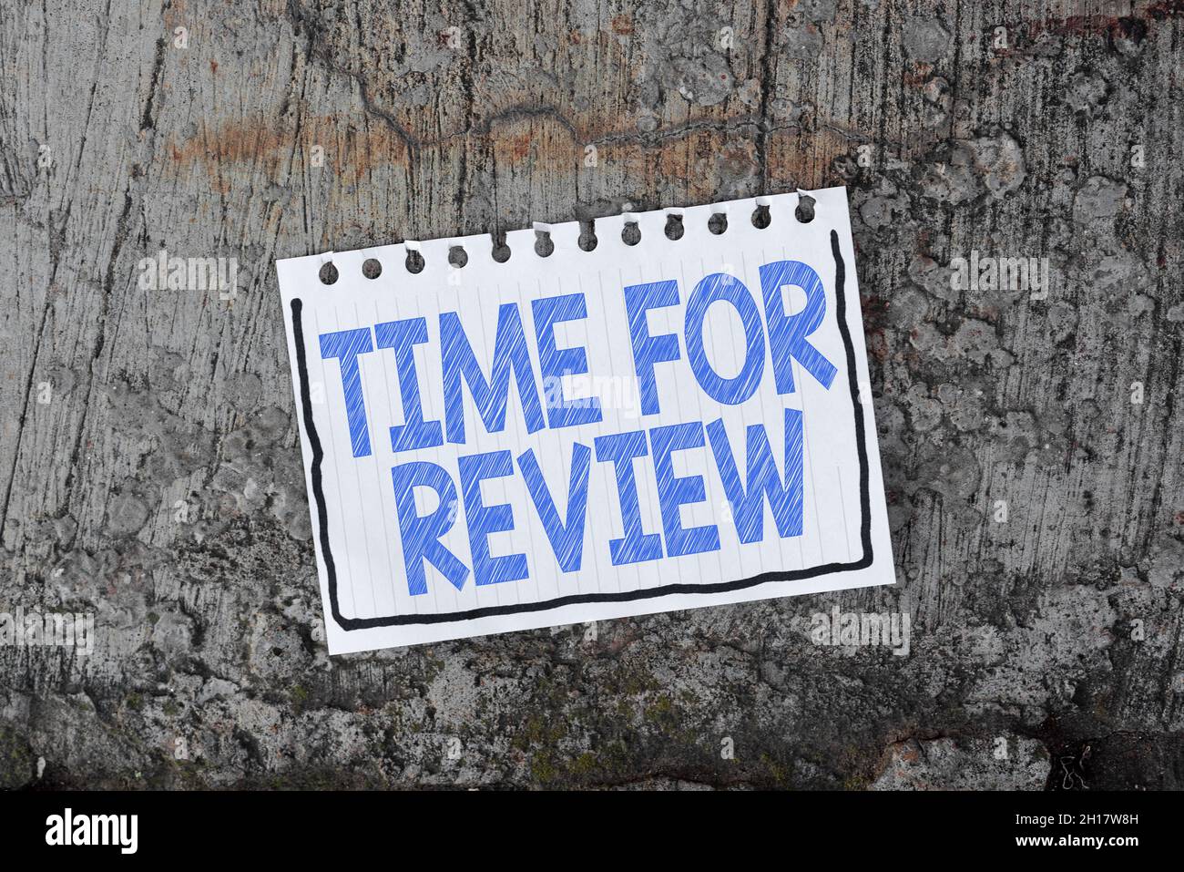 Handwriting text Time For Review. Business concept formal assessment of ...