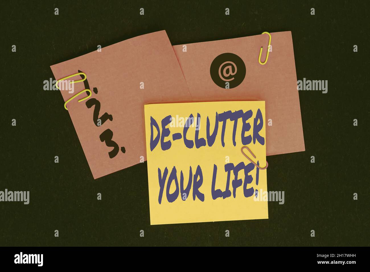 Text sign showing De Clutter Your Life. Business showcase remove ...