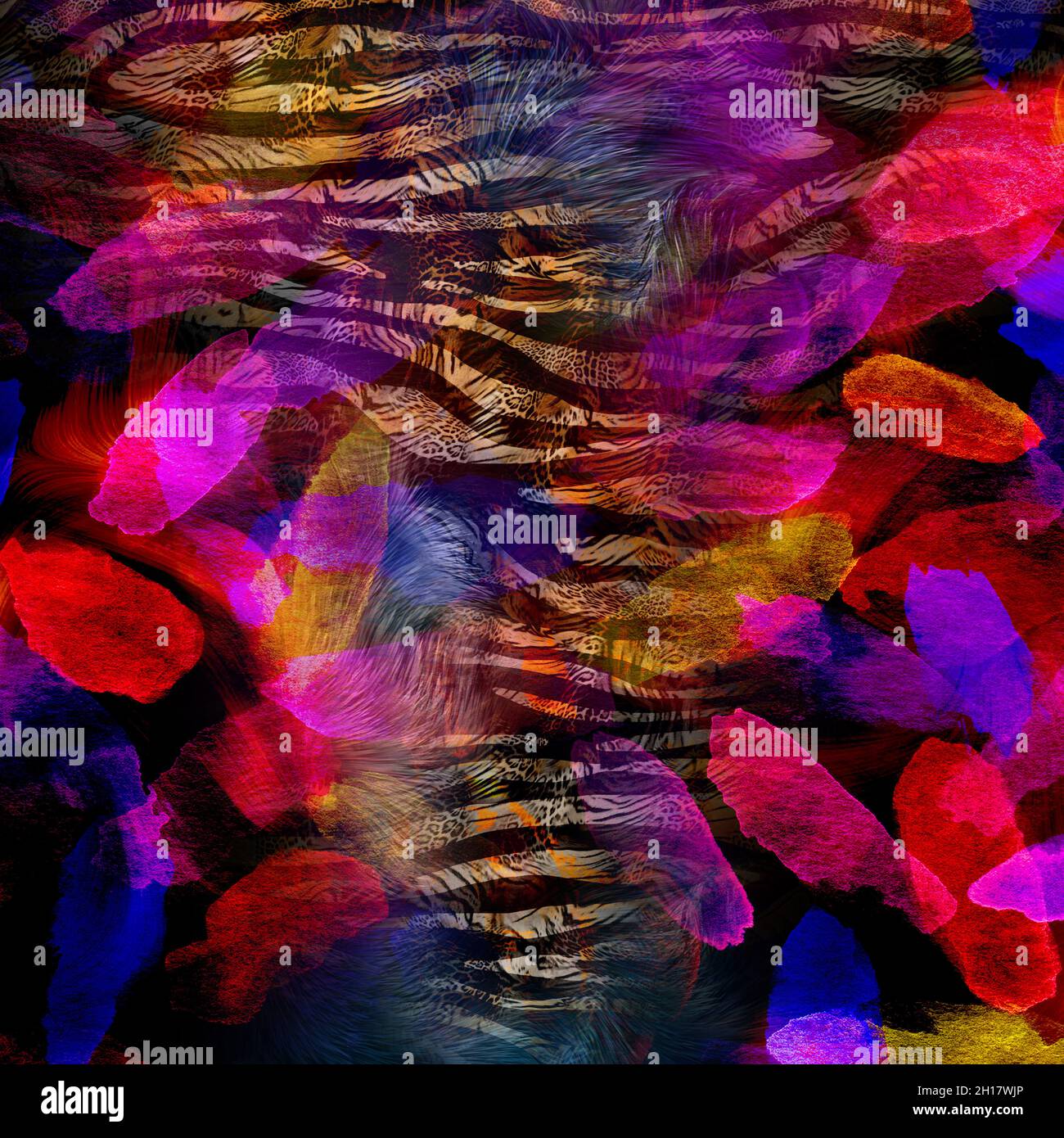 colorful fashion patterns, textile print designs Stock Photo - Alamy