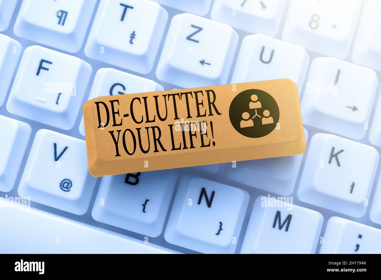 Inspiration showing sign De Clutter Your Life. Business approach remove ...