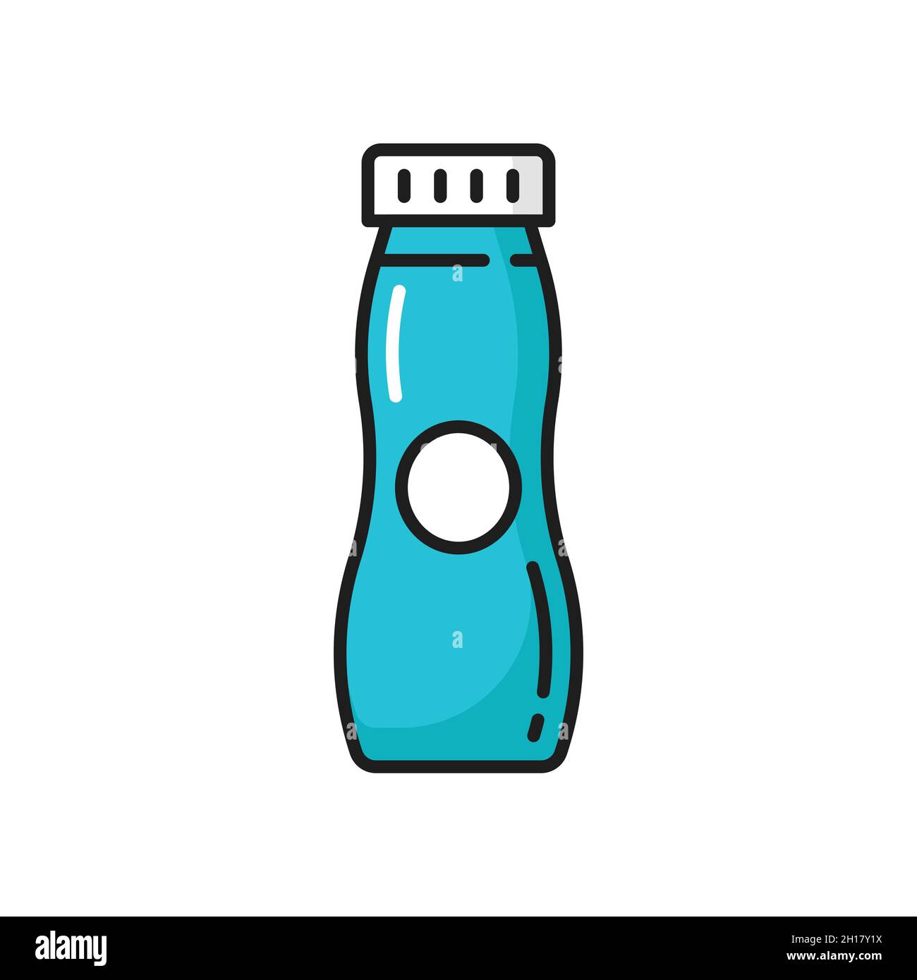 Nutrition yogurt with bifidobacterium isolated dairy food in plastic ...