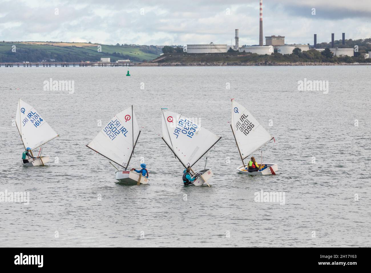 Optimist sailing fleet hi-res stock photography and images - Alamy
