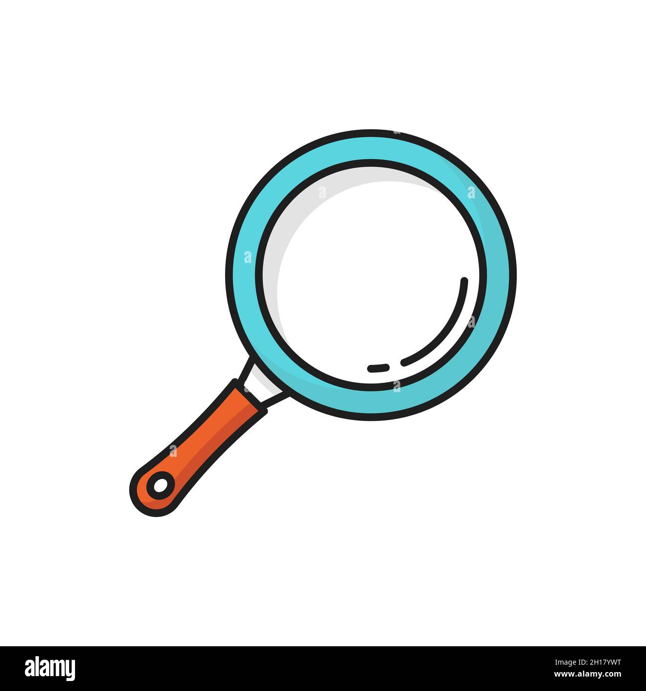 Non stick coated pan Stock Vector Images - Alamy