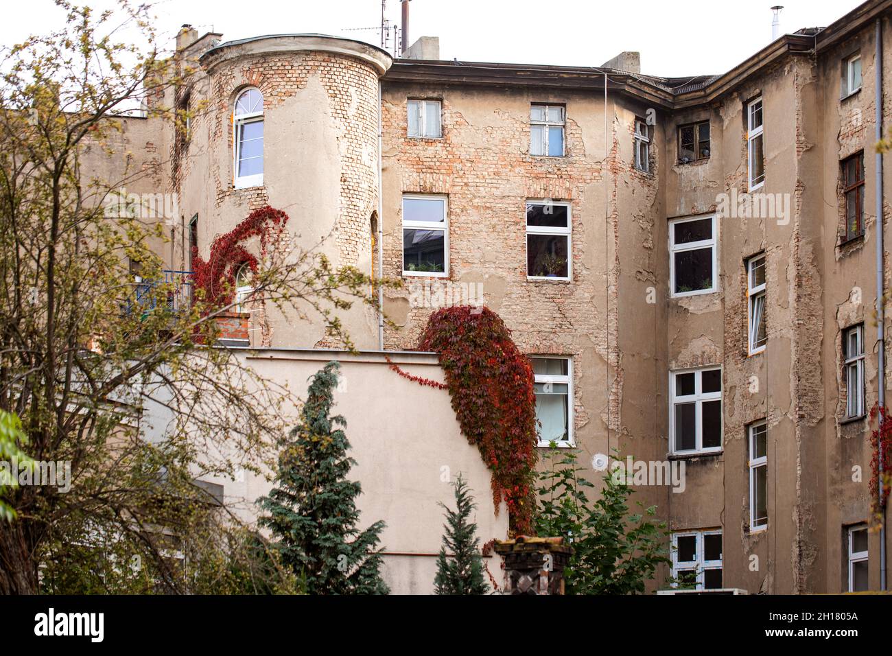 Poznan, Poland - Streets around the old town in the city. Landmarks and ...