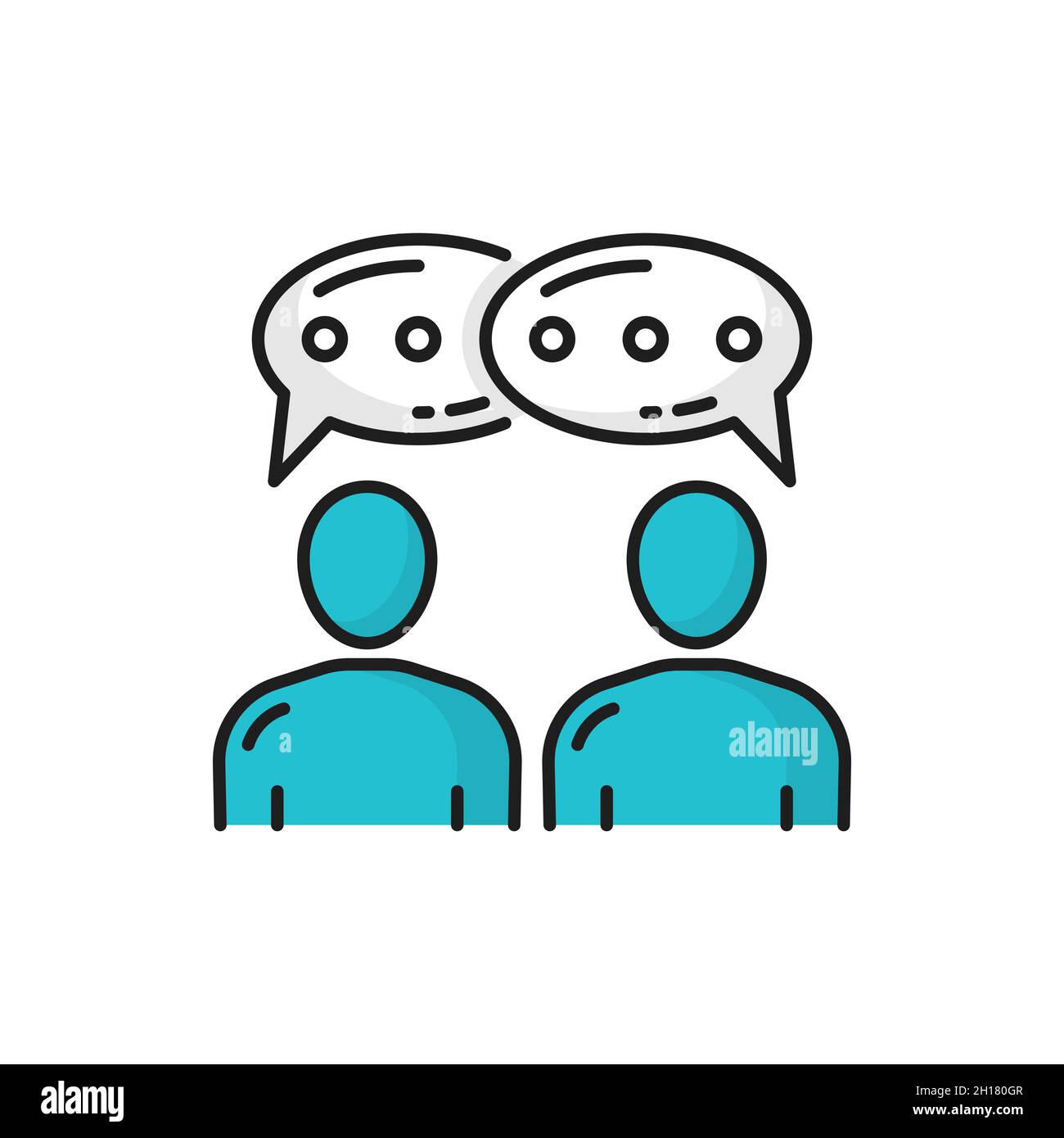 Two messages Stock Vector Images - Alamy