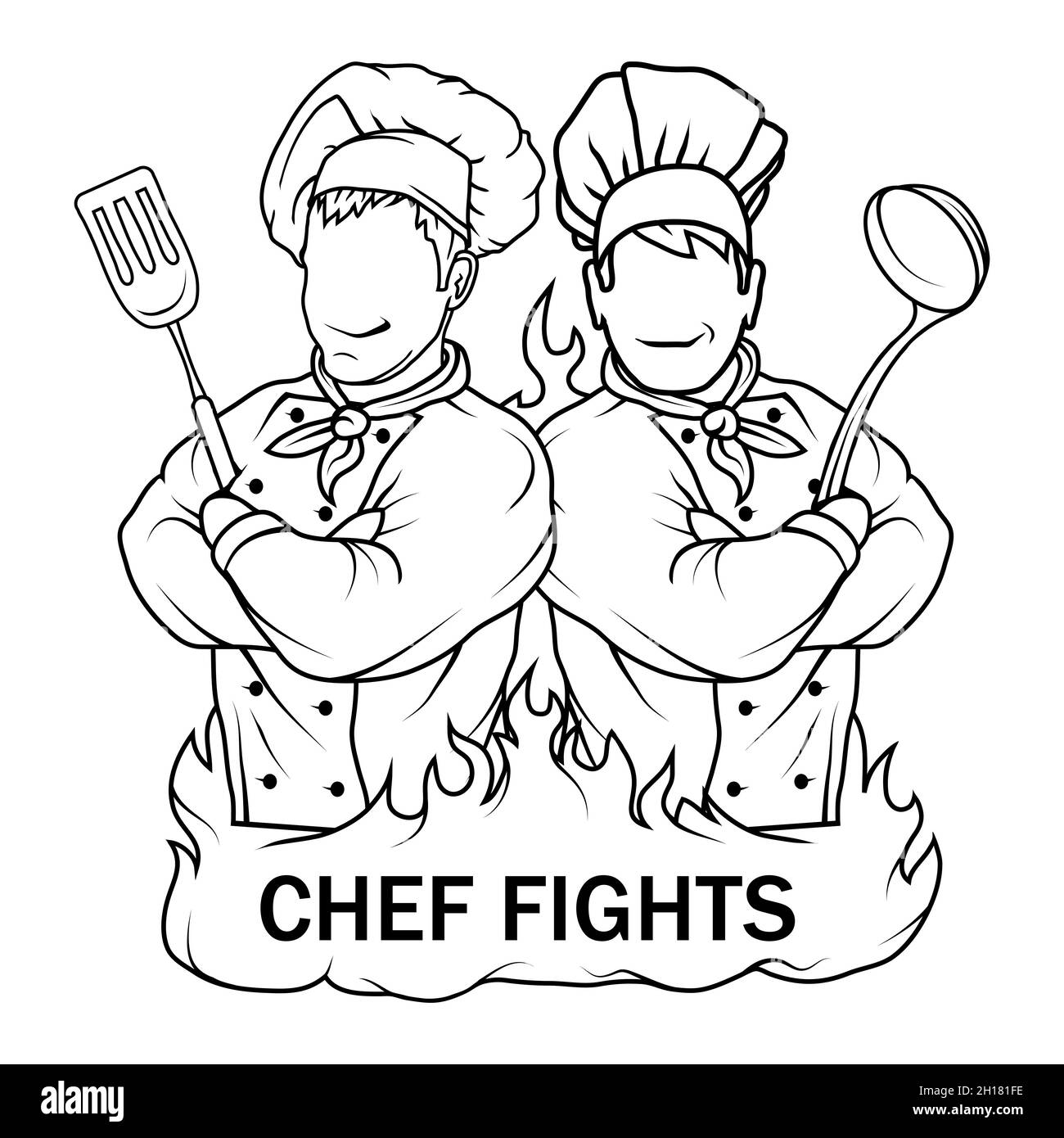 Chef in uniform. Cook logo. Chef Hat. Professional chef Stock Vector ...
