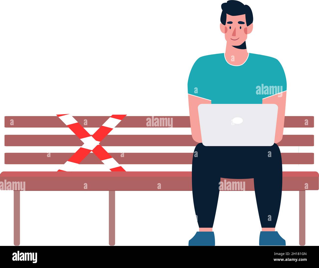 Cannot sit Stock Vector Images - Alamy