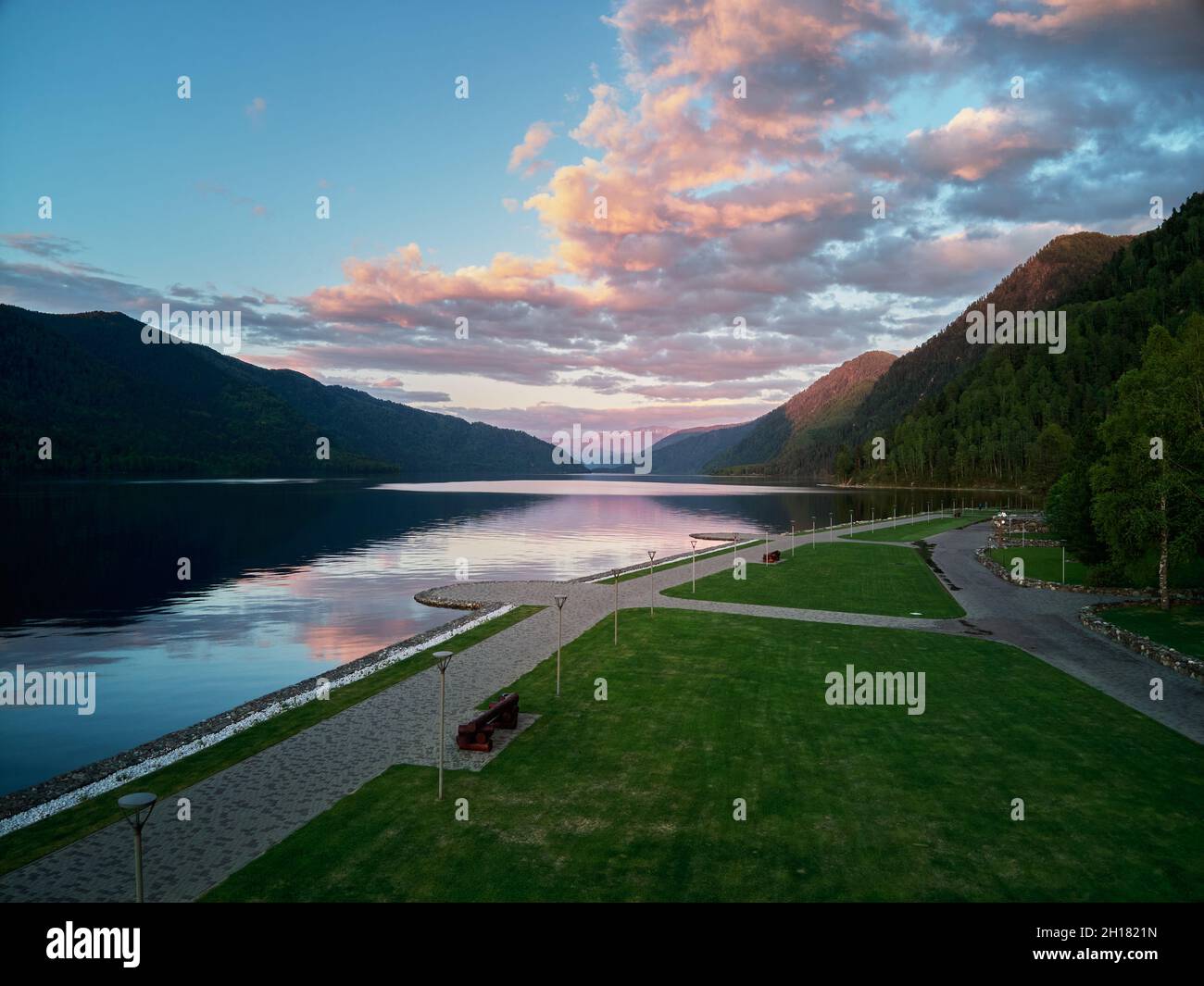 Fantastic views of the turquoise sea under sunlight. Dramatic and ...