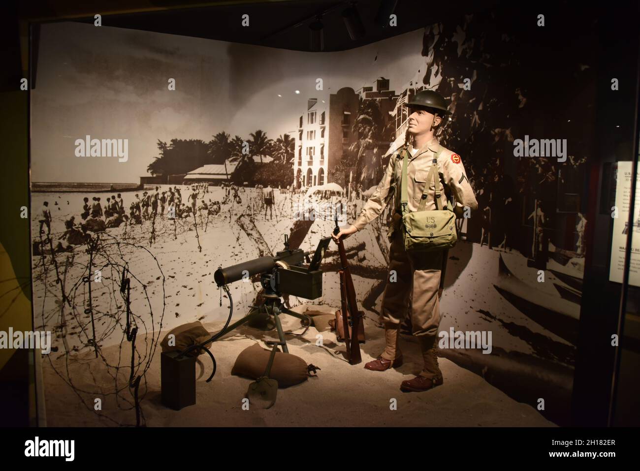 Oahu, HI. U.S.A. 6/9/2021. Fort DeRussy. Constructed Batteries Randolph ...