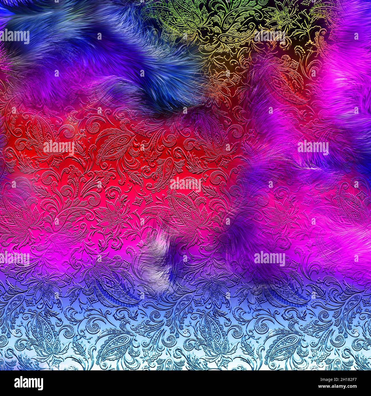 colorful fashion patterns, textile print designs Stock Photo - Alamy