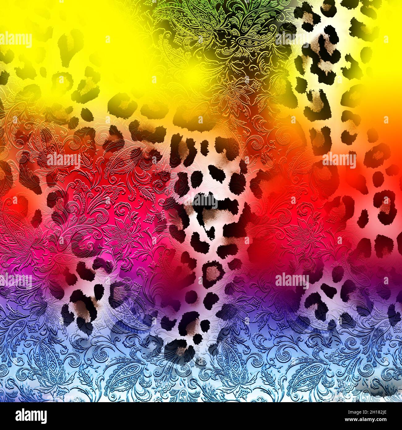 colorful fashion patterns, textile print designs Stock Photo - Alamy