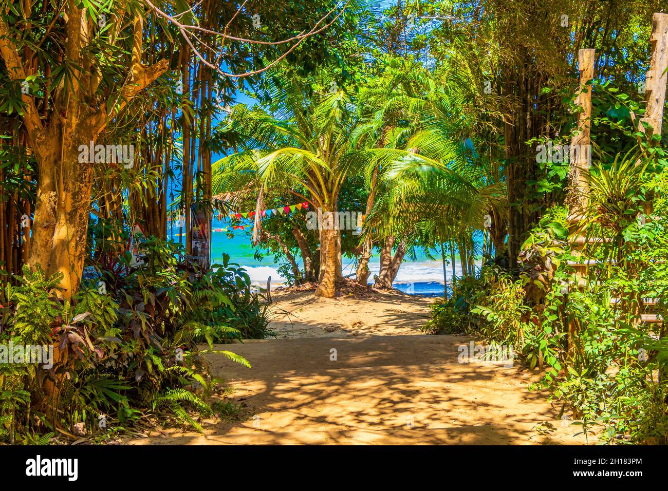 Natural and tropical Paradise island Koh Phayam entrance to Aow Kwang ...