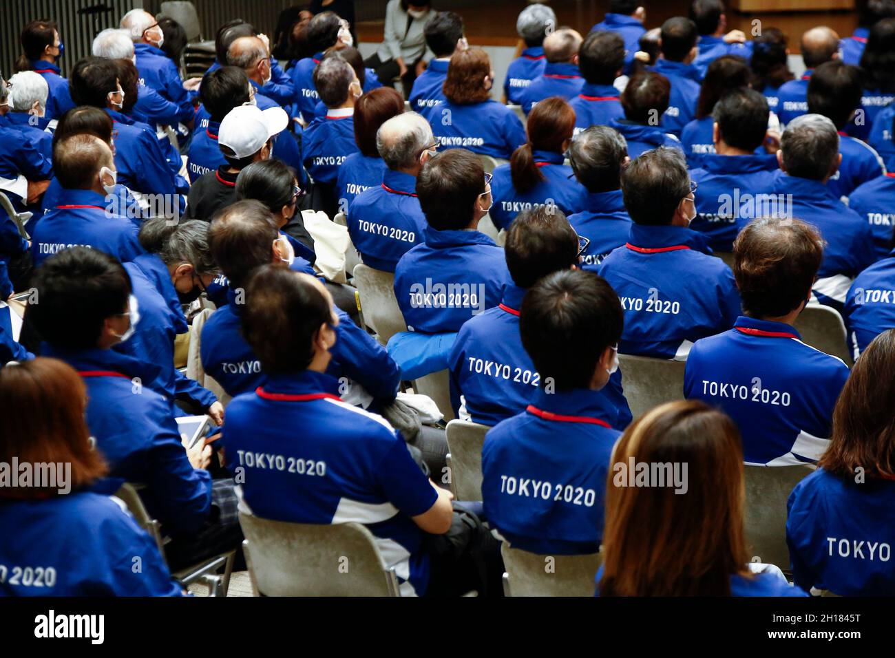 Tokyo, Japan. 17th Oct, 2021. City Cast leaders of Tokyo 2020 Games ...