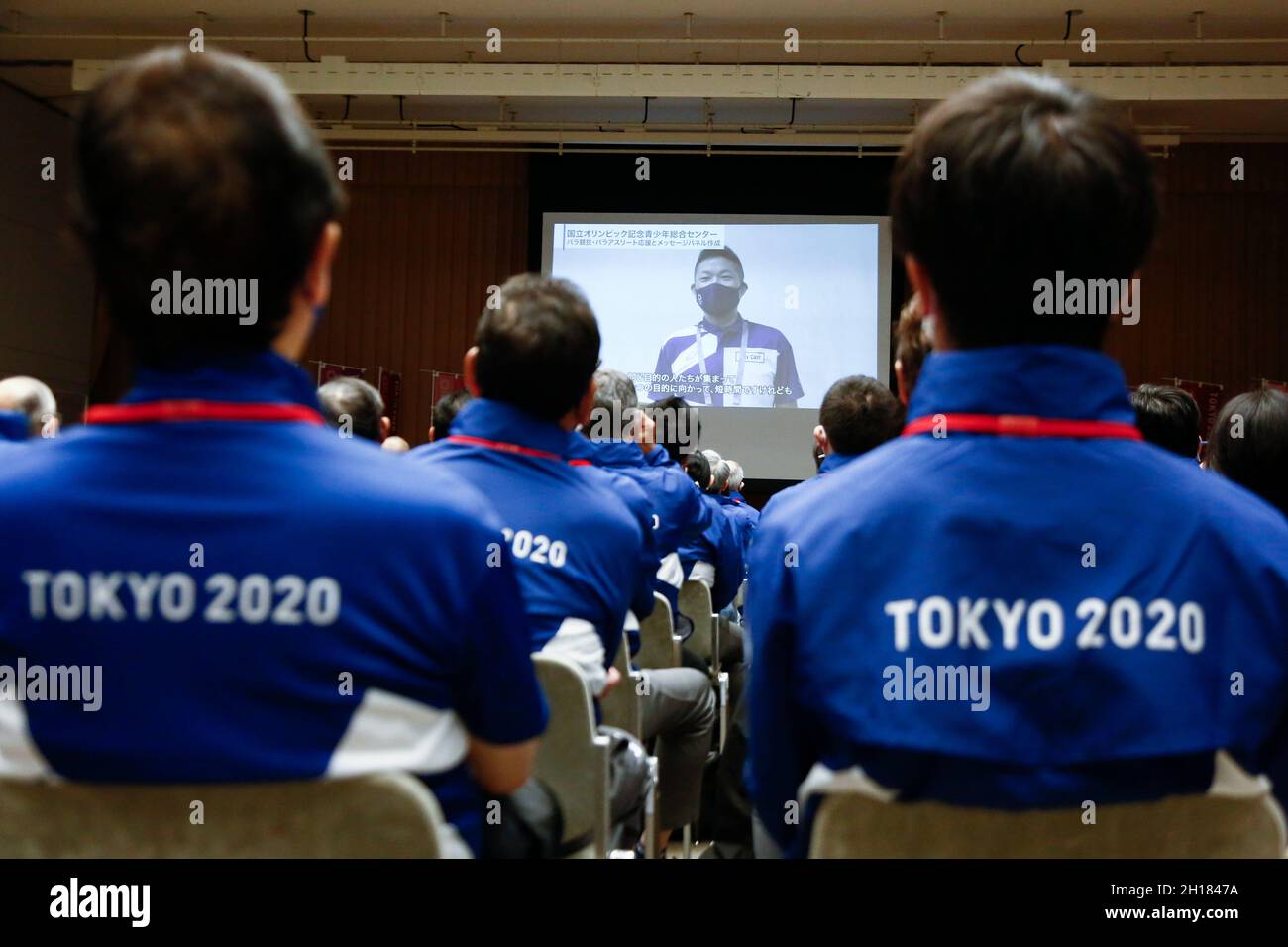 Tokyo, Japan. 17th Oct, 2021. City Cast leaders of Tokyo 2020 Games ...