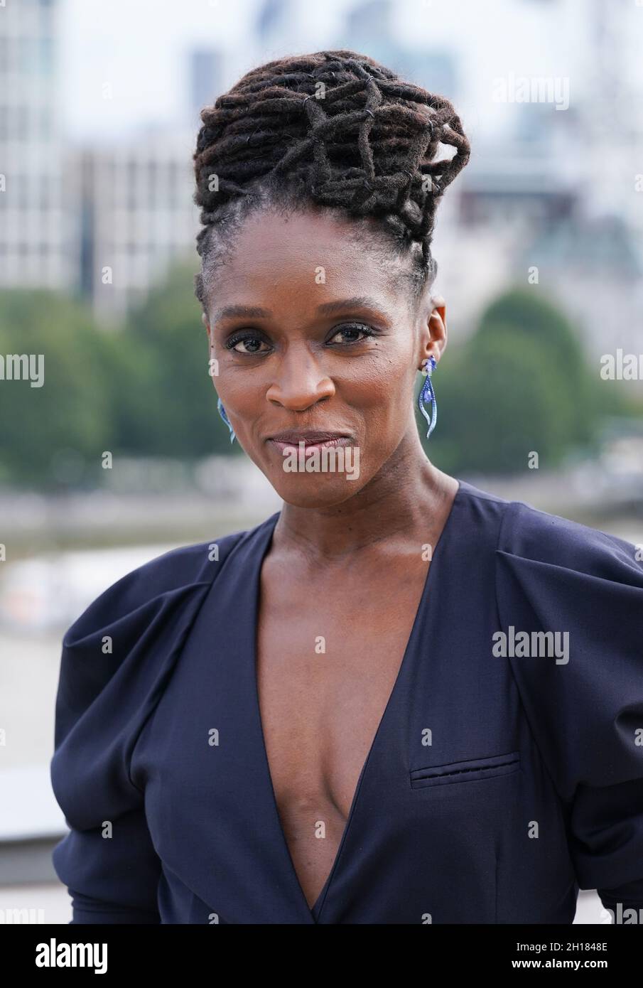 Sharon Duncan-Brewster during a photo call with cast members of Dune at ...