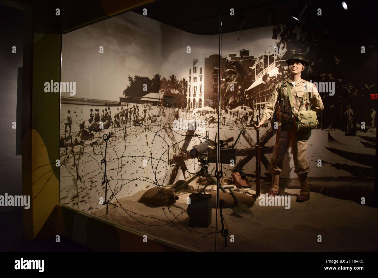 Oahu, HI. U.S.A. 6/9/2021. Fort DeRussy. Constructed Batteries Randolph ...