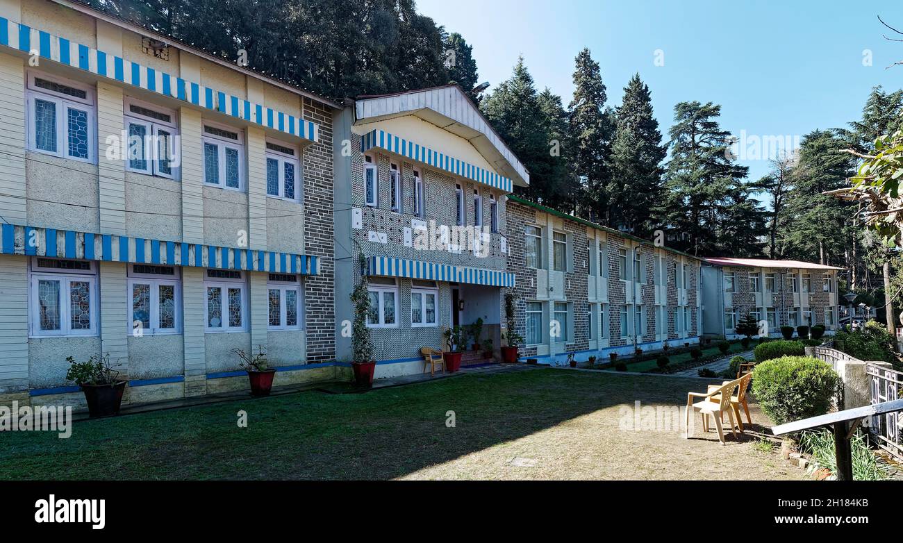 Government rest house building at Almora Stock Photo - Alamy