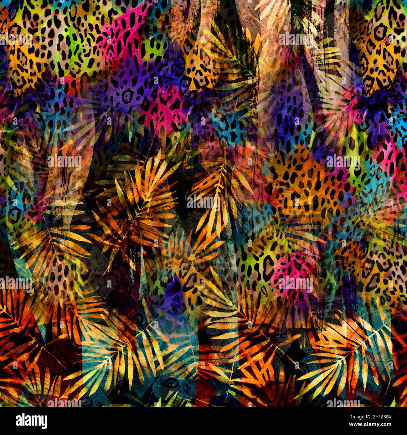 colorful fashion patterns, textile print designs Stock Photo - Alamy