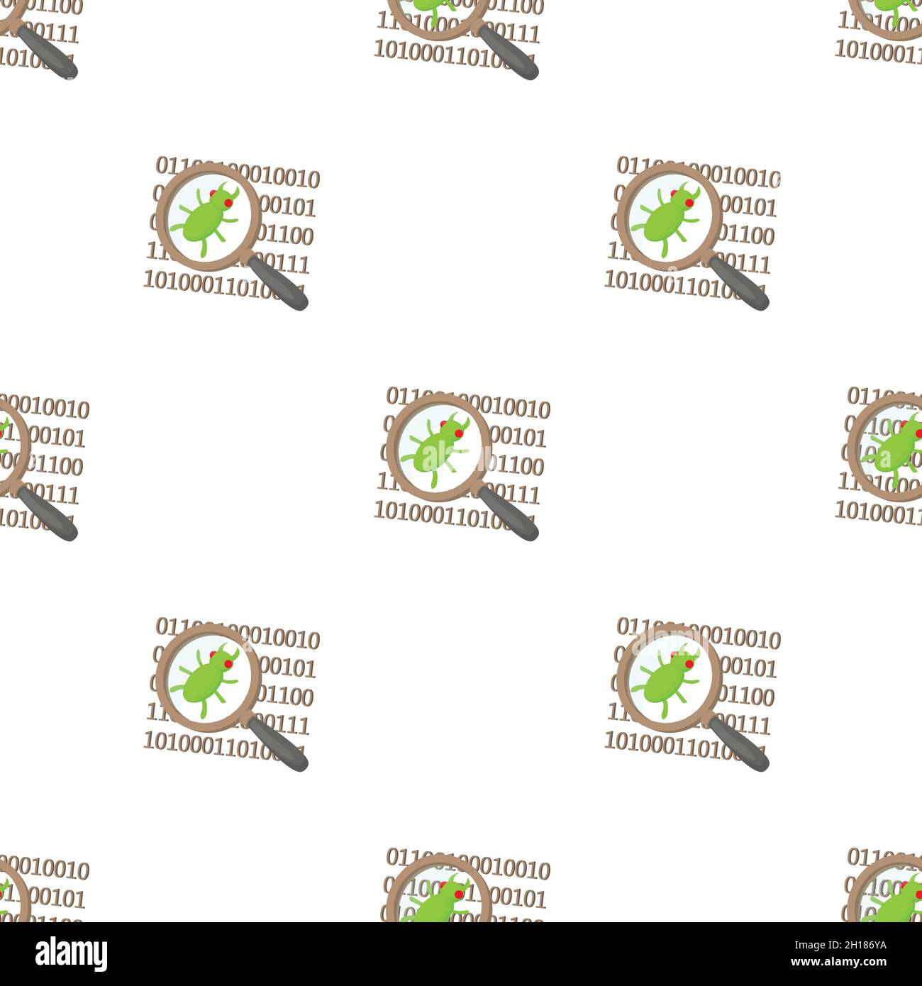 Zoom on a malicious binary code pattern seamless background texture ...