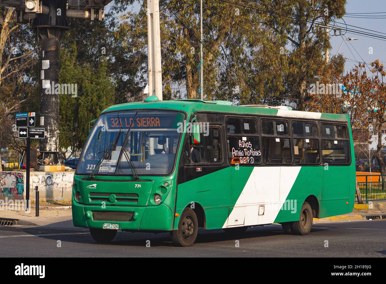 Santiago, Chile - July 2021: A Transantiago / Red Metropolitana de ...