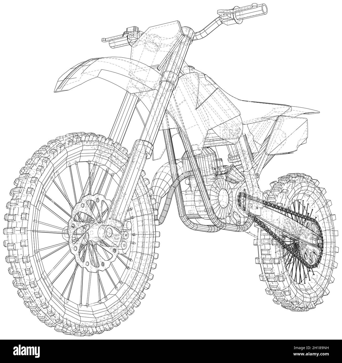 Ktm motorbike Stock Vector Images - Alamy