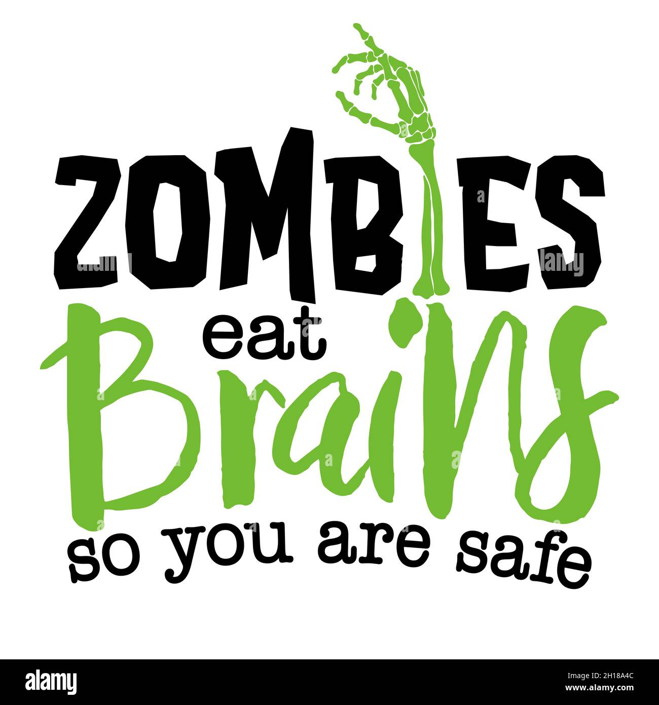 Zombie Brain Quotes Art Prints & Printed Wall Decor | Society6