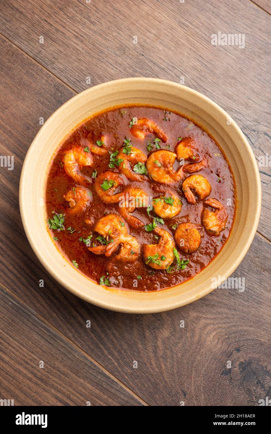 Goan Prawns or Shrimp curry or zinga masala also known as Kolambi ...