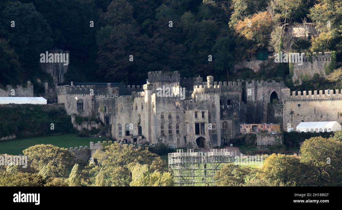 Gwrych Castle Abergele North Wales. Final weeks of construction at ...