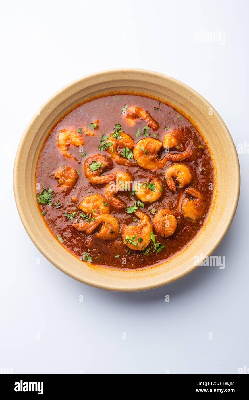 Goan Prawns or Shrimp curry or zinga masala also known as Kolambi ...